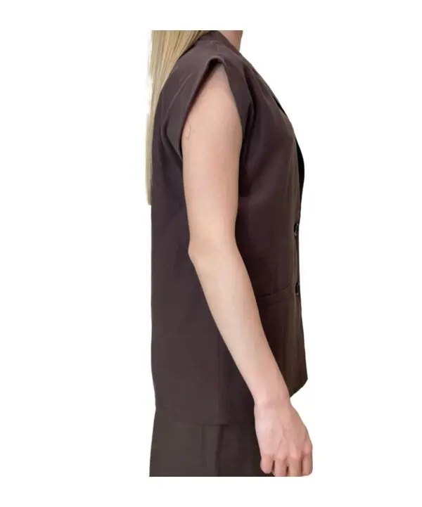 Liu Jo Single-breasted Waistcoat - Black
