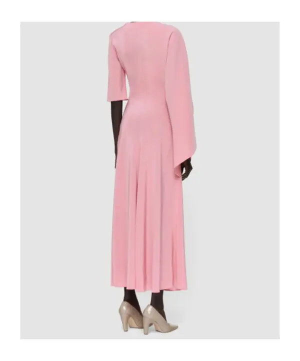 JOSEPH Joya Dress Asymmetrical Maxi - Blush