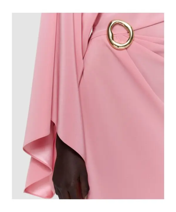 JOSEPH Joya Dress Asymmetrical Maxi - Blush