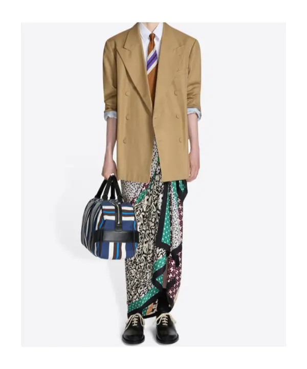 Dries Van Noten Striped Tie