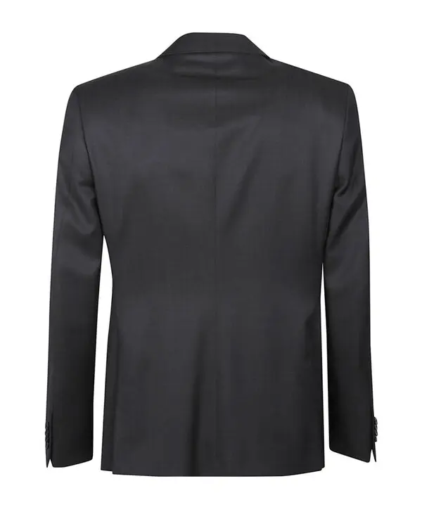 Zegna Single Breasted Two-piece Suit - Black