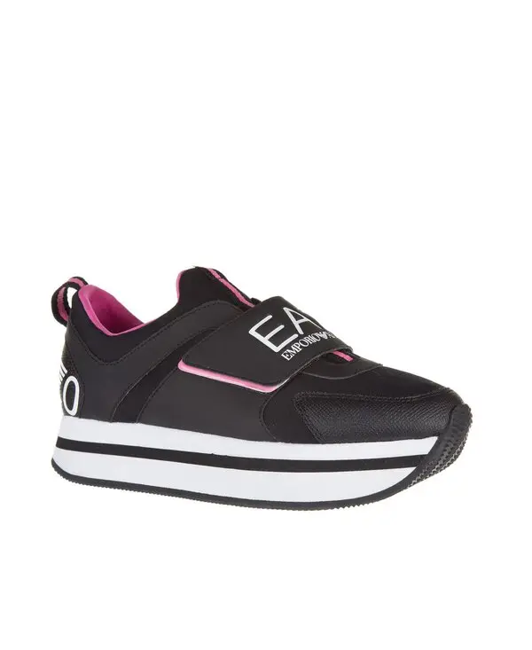 EA7 Logo Platform Sneakers
