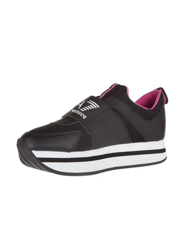 EA7 Logo Platform Sneakers