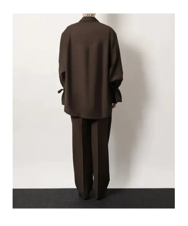 TOTEME Tie Cuff Shirt