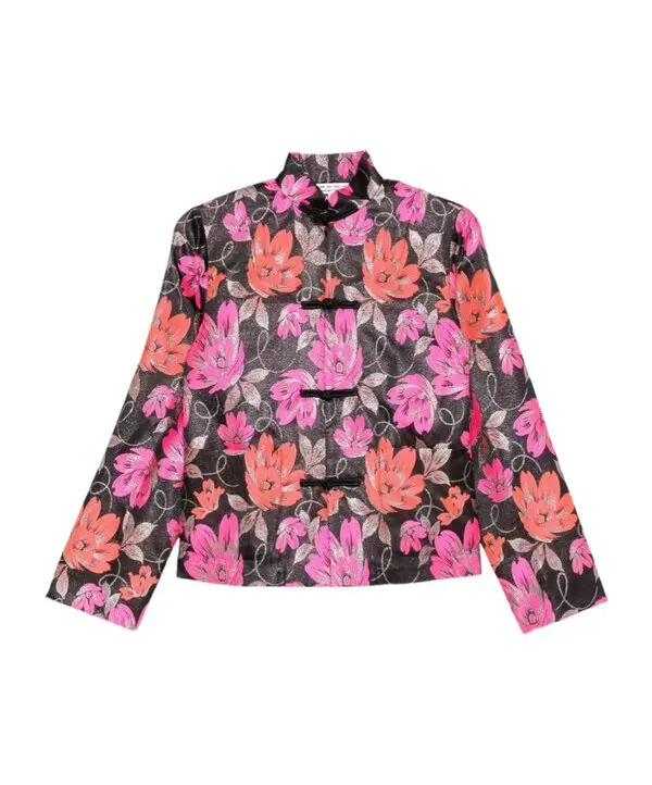 Comme Des Garçons Floral Jacquard Jacket