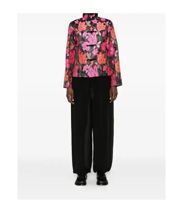 Comme Des Garçons Floral Jacquard Jacket