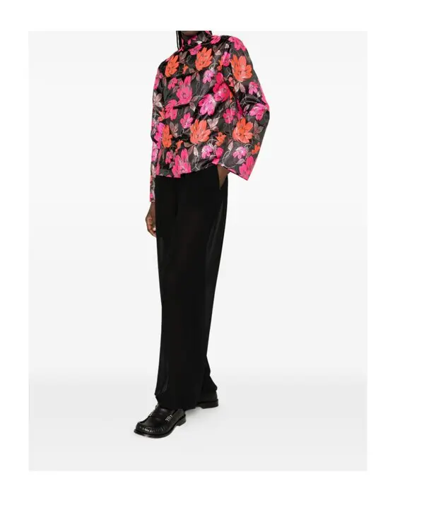 Comme Des Garçons Floral Jacquard Jacket