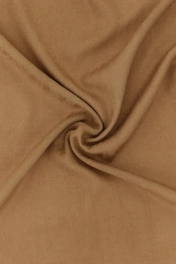 Max Mara Frayed Edge Scarf - Brown