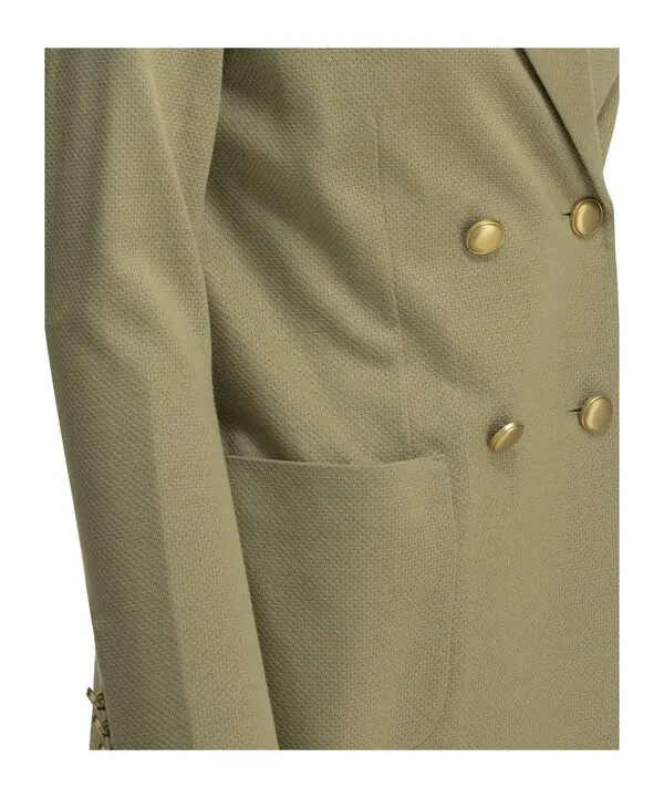 CIRCOLO 1901 Double-breasted Tailored Blazer - Beige