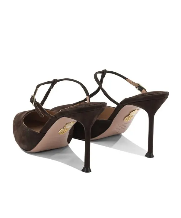 AQUAZZURA Sorbonne Mules - Black