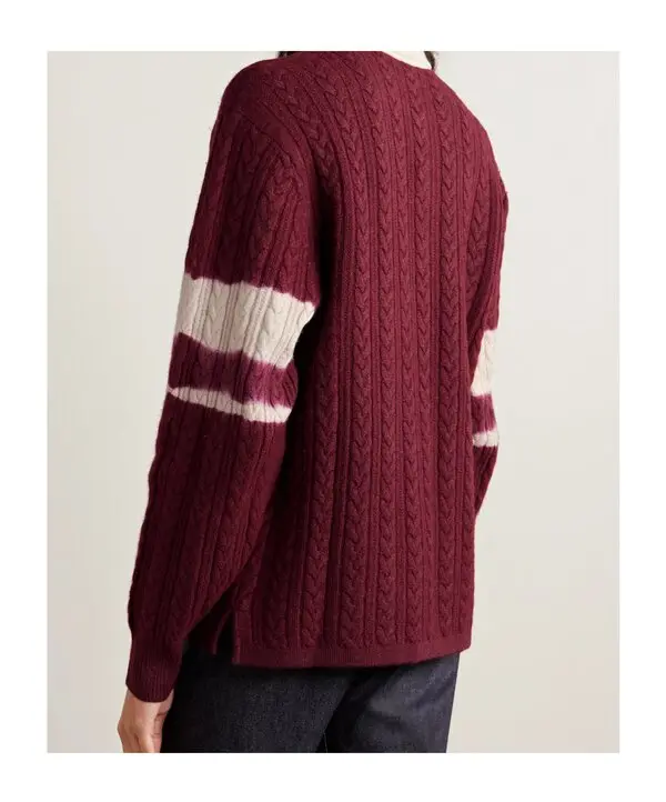 Aimé Leon Dore Long-sleeved Knitwear With Lapel Collar