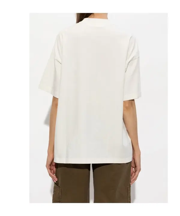 Palm Angels Bear Printed T-shirt - White