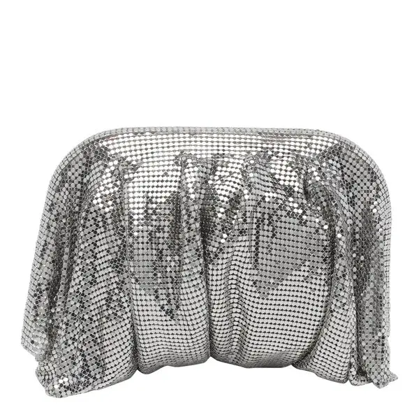 Benedetta Bruzziches Venus La Petite Crystal Clutch Bag - Gray