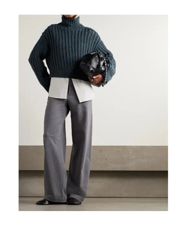 Brunello Cucinelli Long-sleeved High Neck Knitwear