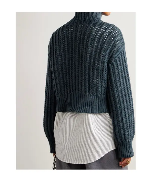 Brunello Cucinelli Long-sleeved High Neck Knitwear