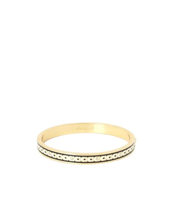 COACH Signature Bangle Bracelet - Yellow