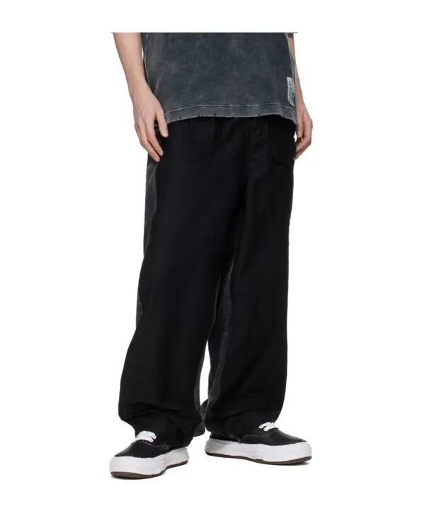 Mihara Yasuhiro Sweat Pants Combined Cargo Pants