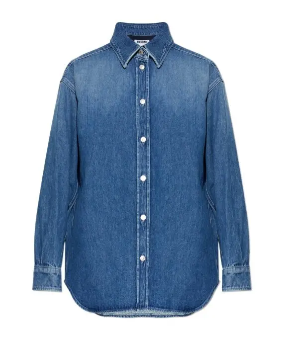 Moschino Long Sleeve Denim Shirt