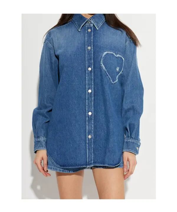 Moschino Long Sleeve Denim Shirt