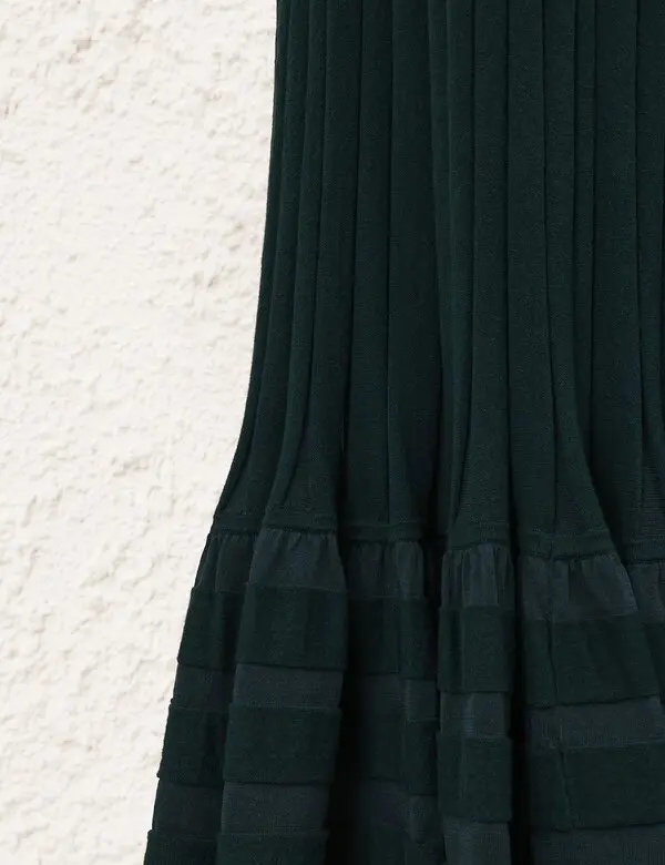 Zimmermann Ribbed Midi Skirt