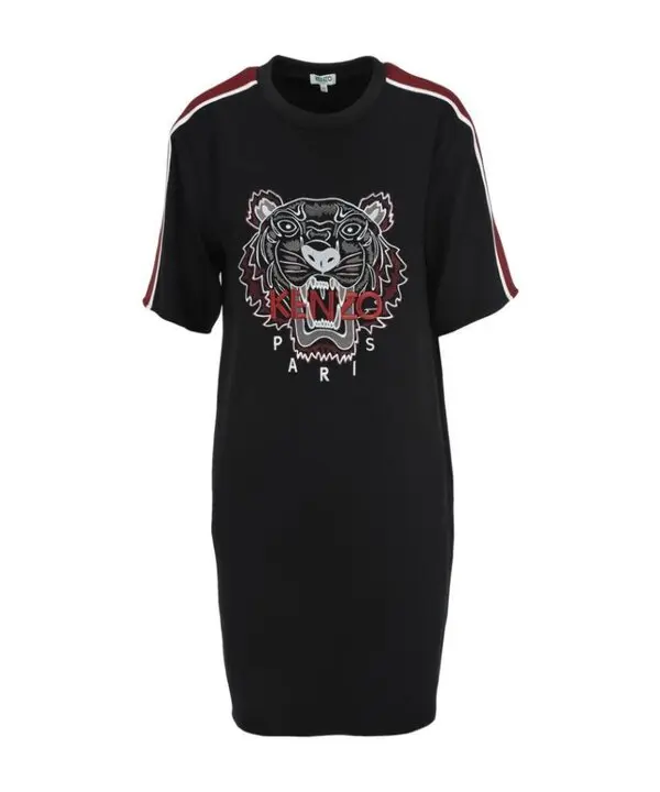 Kenzo Tiger Head Embroidered Dress