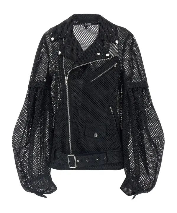 Comme Des Garçons Balloon Sleeve Mesh Jacket