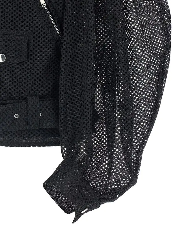 Comme Des Garçons Balloon Sleeve Mesh Jacket