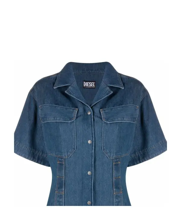 DIESEL® De-amabel-sp Denim Shirt Dress