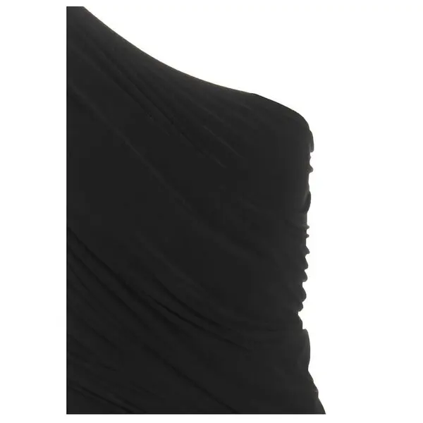 Norma Kamali One-shoulder Crepe Dress