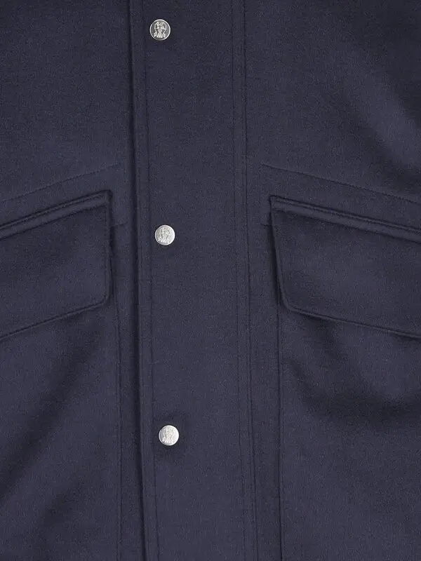 Brunello Cucinelli Lightweight Flannel Parka