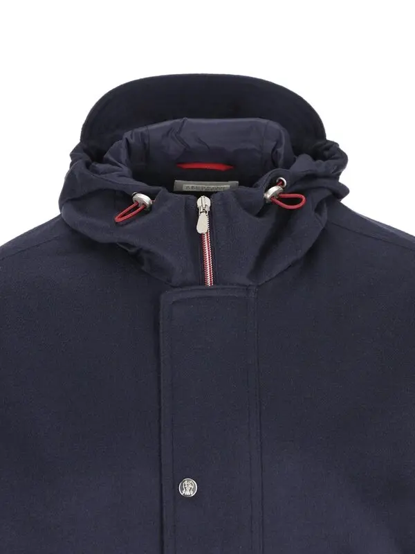 Brunello Cucinelli Lightweight Flannel Parka