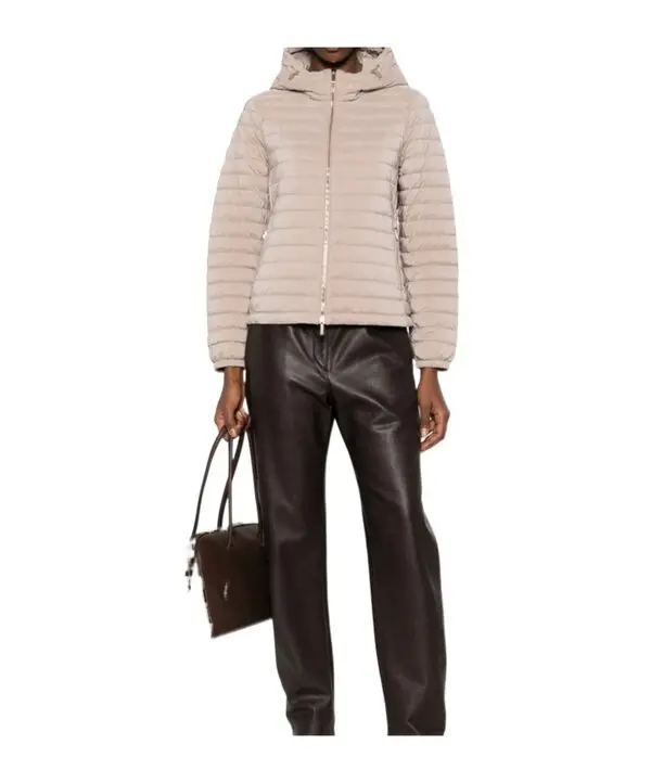 MOORER Long-sleeved Quilted Jacket With Hood