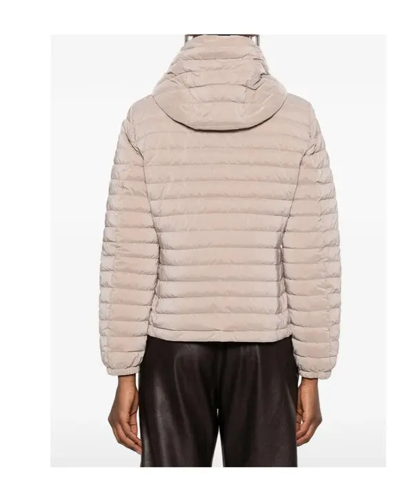 MOORER Long-sleeved Quilted Jacket With Hood