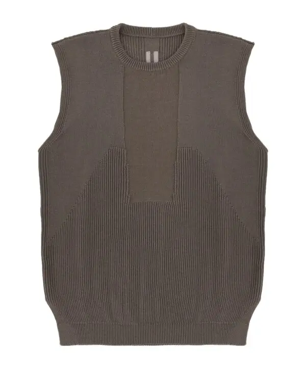 Rick Owens Ribbed-knit Vest - Black