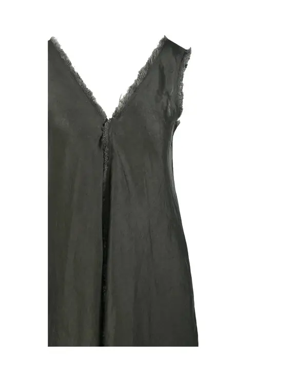 P.a.r.o.s.h Sleeveless V-neck Maxi Dress - Black