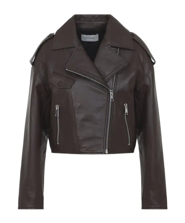 YVES SALOMON Zip-fastening Leather Jacket - Black