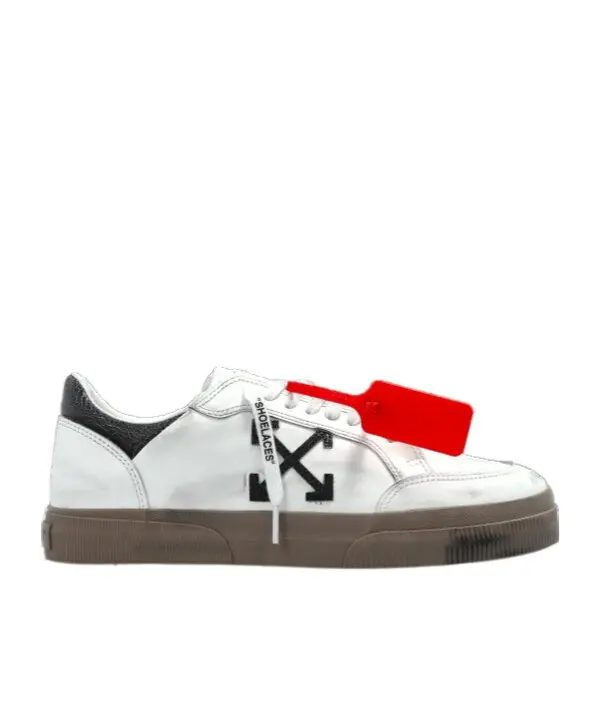 Off-White Logo Patch Lace-up Sneakers - White