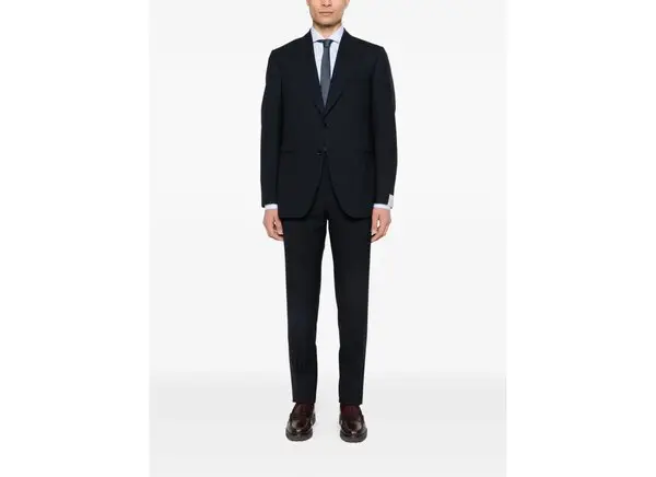 Caruso Buttoned Dress Coat