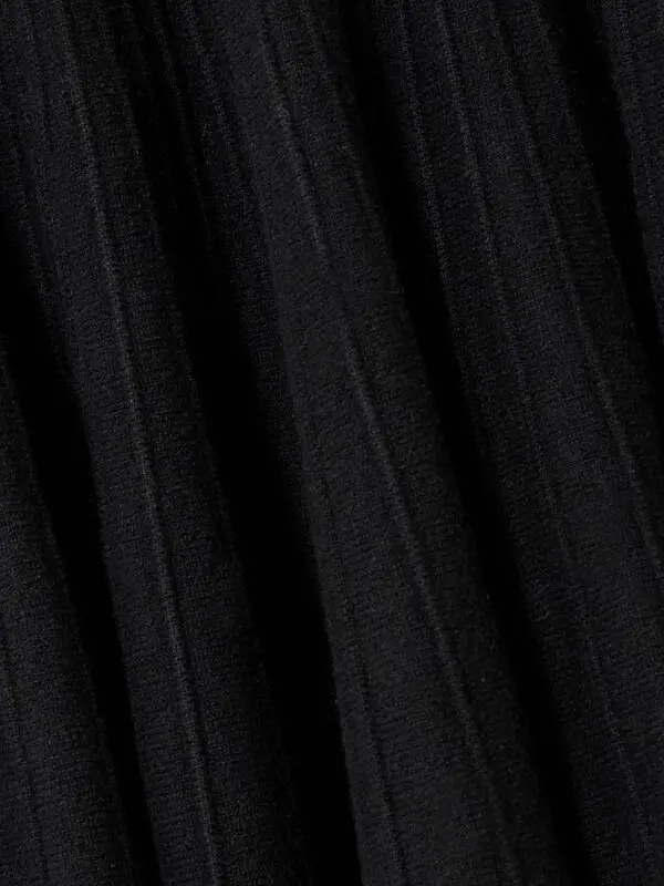Arch4 Ribbed Knit Fit & Flare Dress