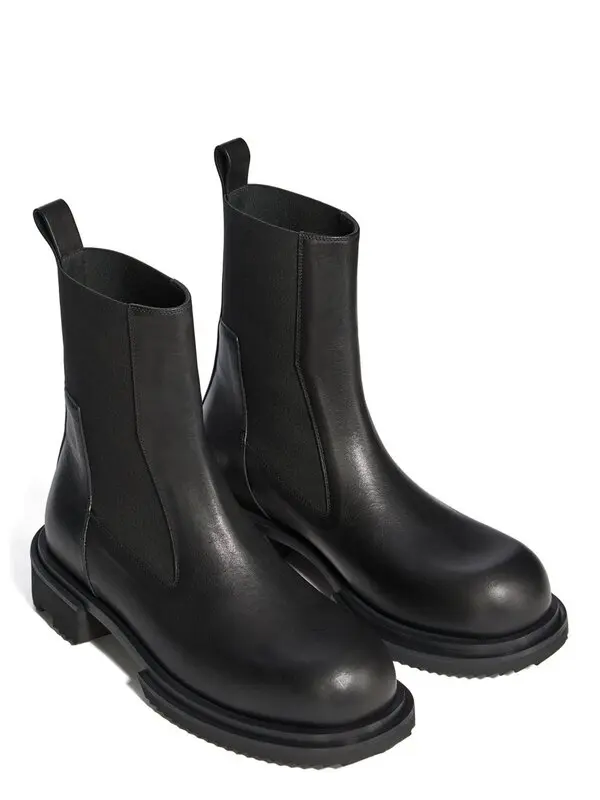 Rick Owens Lug Sole Chelsea Boots - Black