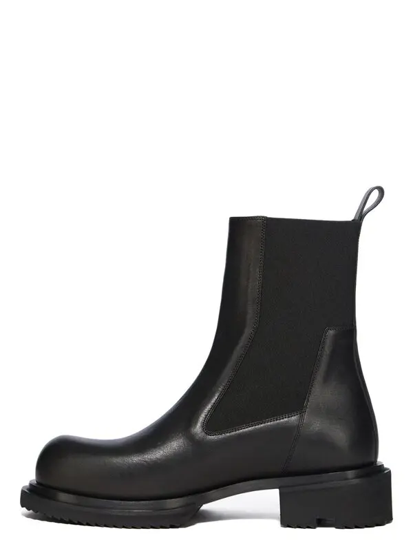 Rick Owens Lug Sole Chelsea Boots - Black