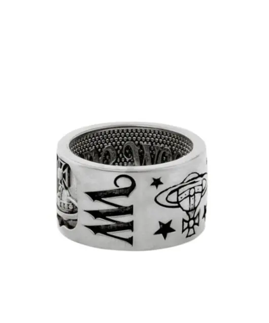 VIVIENNE WESTWOOD Lancelot Ring - Antiqueplatinum