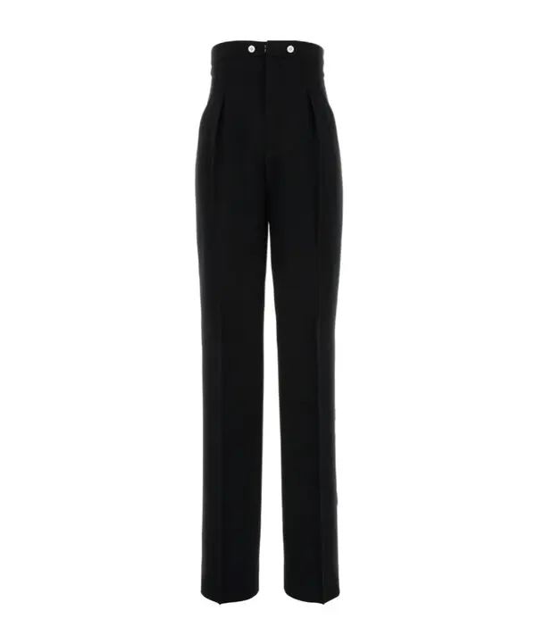 MAISON MARGIELA Straight Leg Trousers - Black