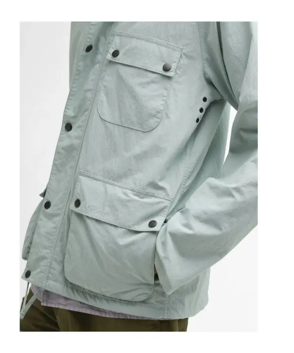 Barbour Modified Solway Showerproof Jacket - Mint Blue
