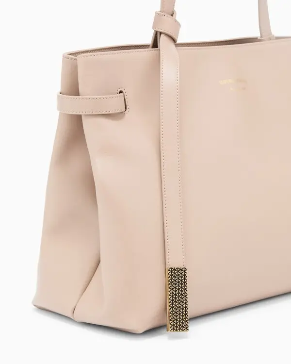 Emporio Armani Top Handle Shoulder Bag - Light Brown