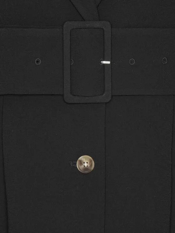 ROTATE BY BIRGER CHRISTENSEN Belted Blazer - Black