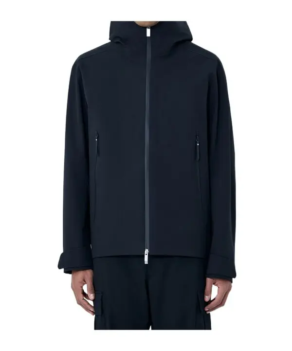Moncler Zip-up Hooded Jacket With Removable Down Vest