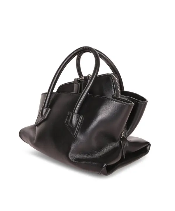 Attico Double-handle Handbag - Black