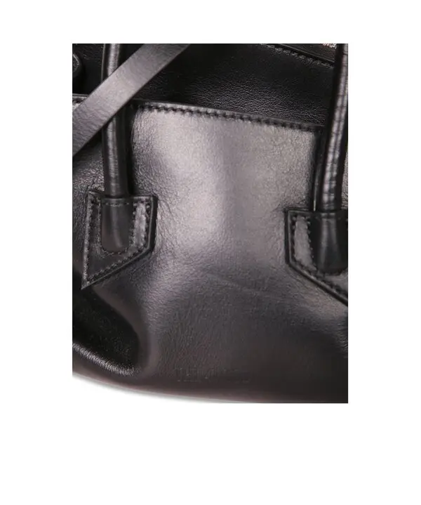 Attico Double-handle Handbag - Black
