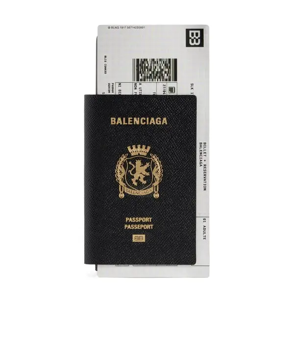 Balenciaga Passport Long Wallet - Black